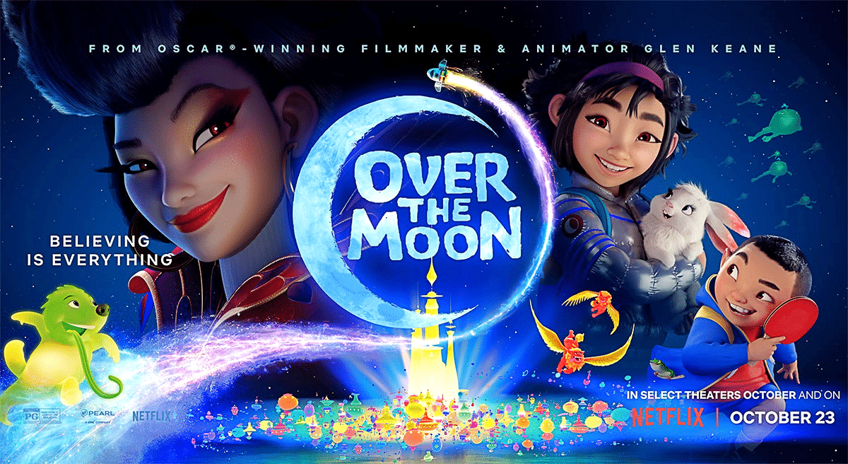 รีวิวหนัง Over the moon เนรมิตฝันสู่จันทรา ภาพยนตร์อนิเมชั่นการ์ตูนดีๆ